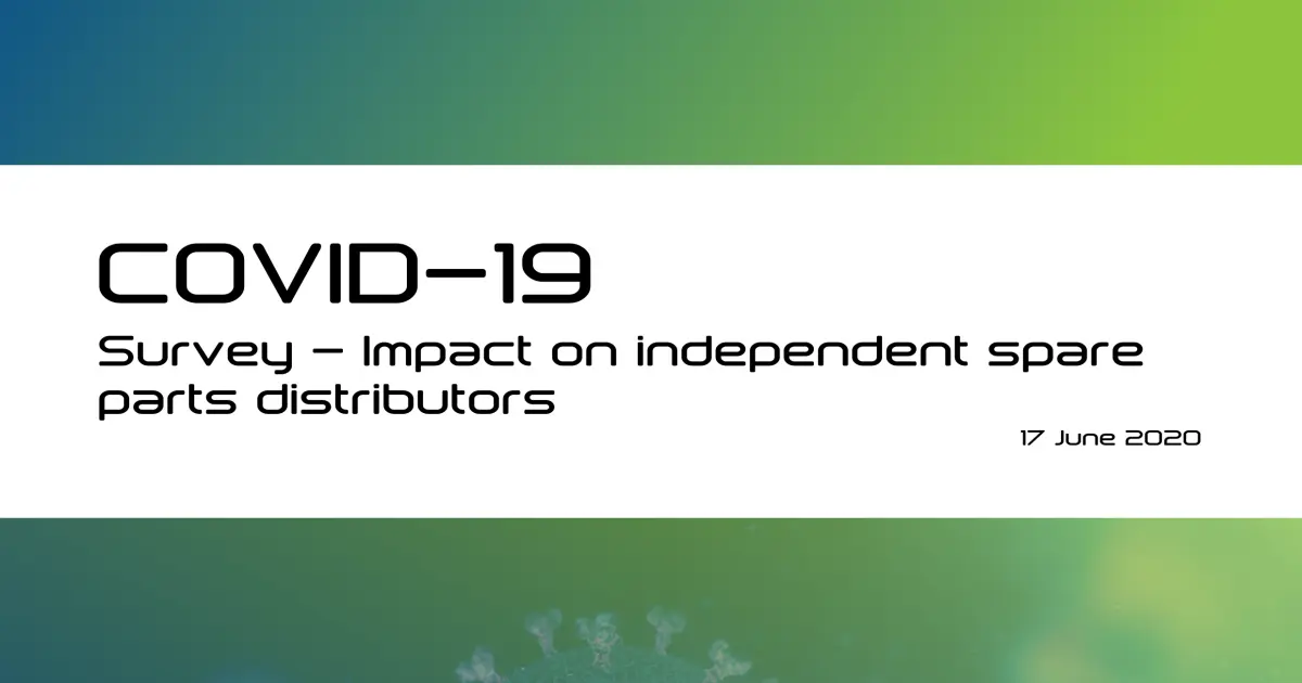 Survey – Impact of COVID-19 on independent spare parts distributors ...